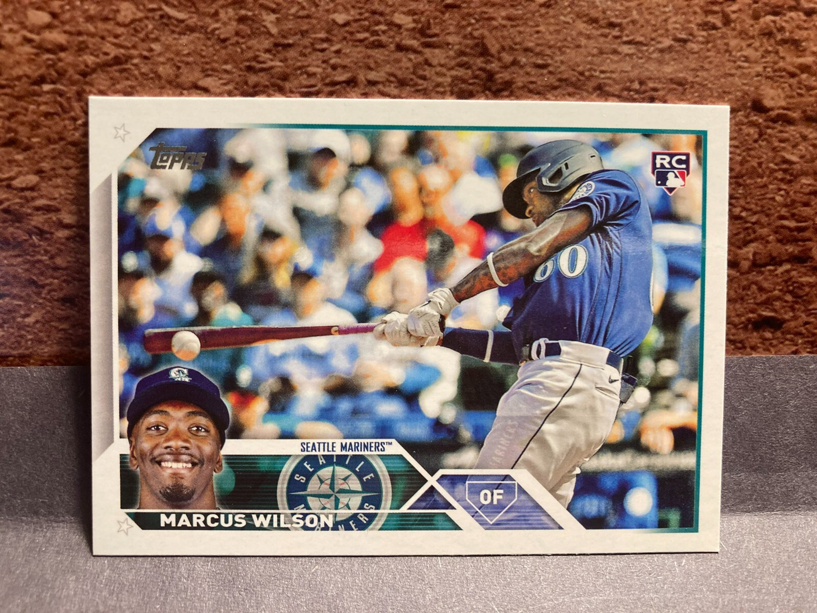 2023 Topps #138 Marcus Wilson Baseball Card Seattle Mariners Rookie RC ...