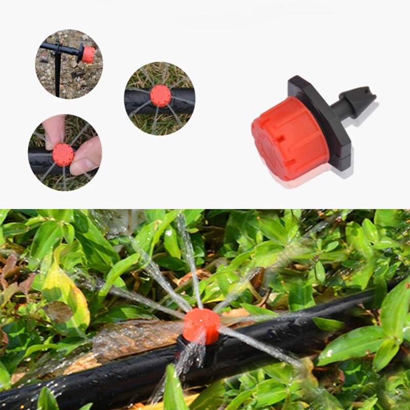 5pcs Micro Flow Dripper Drip for Head 1/4 Inch Hose Garden Irrigation ...