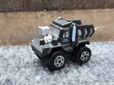 VTG 1987 Micro Machines Road Champs Gray Dump Truck Man Cave Game Room ...