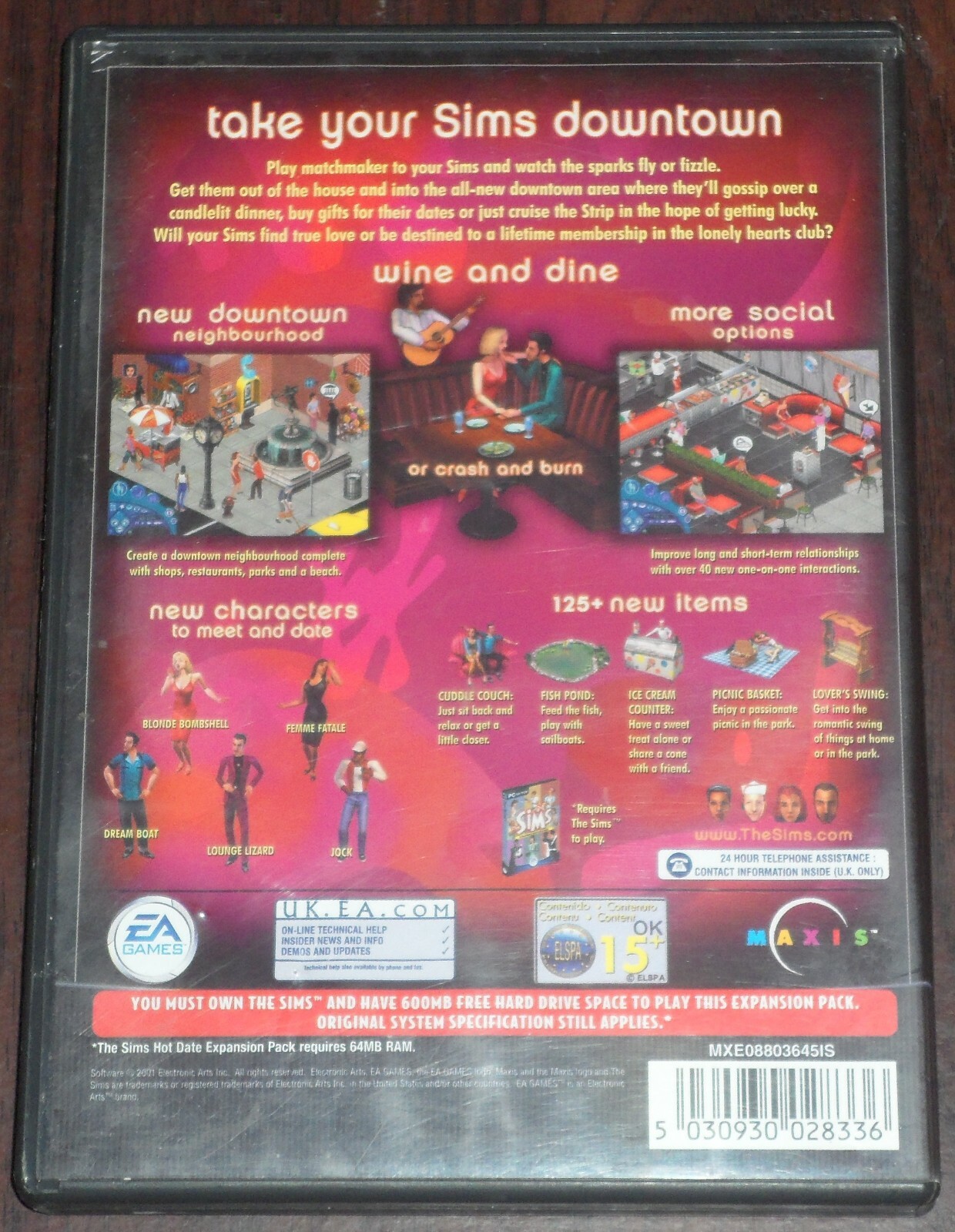 PC CD. The Sims Hot Date Expansion Pack | eBay