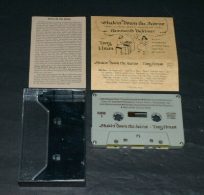 Tony Elman~Shakin' Down The Acorns~1984 Folk~Cassette Tape~Hammered ...