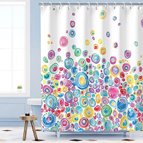 Bright Colorful Shower Curtains