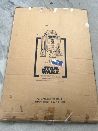 Star Wars Life Size R2-D2 Cardboard Vintage 1999 In Box | eBay