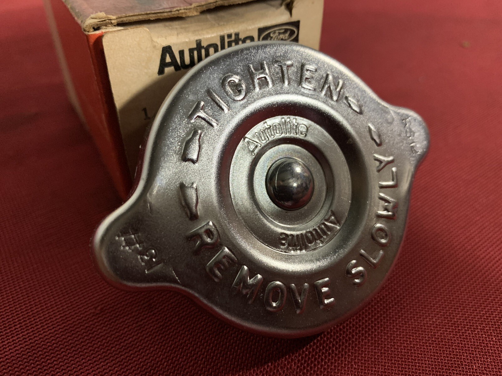 NOS FORD MUSTANG / COUGAR RADIATOR CAP AUTOLITE C2SZ-8100-A RS-512 BOSS ...