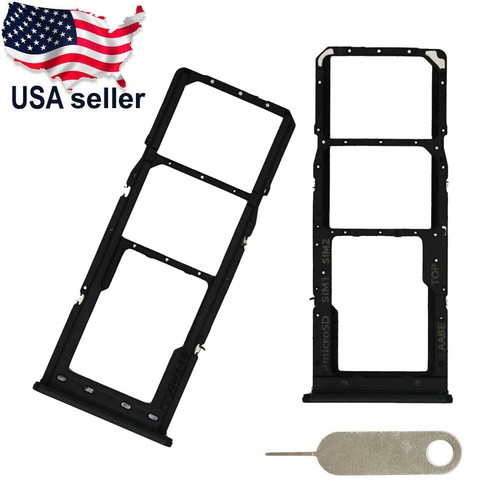 SIM Card Tray MicroSD Holder Slot Replacement For Samsung Galaxy A12 ...