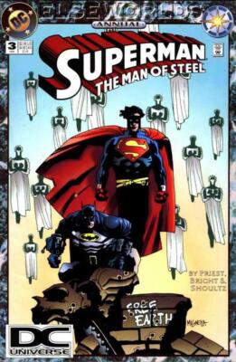 Collectible Comic Book Superman: The Man of Steel Annual #3 Corner Box ...