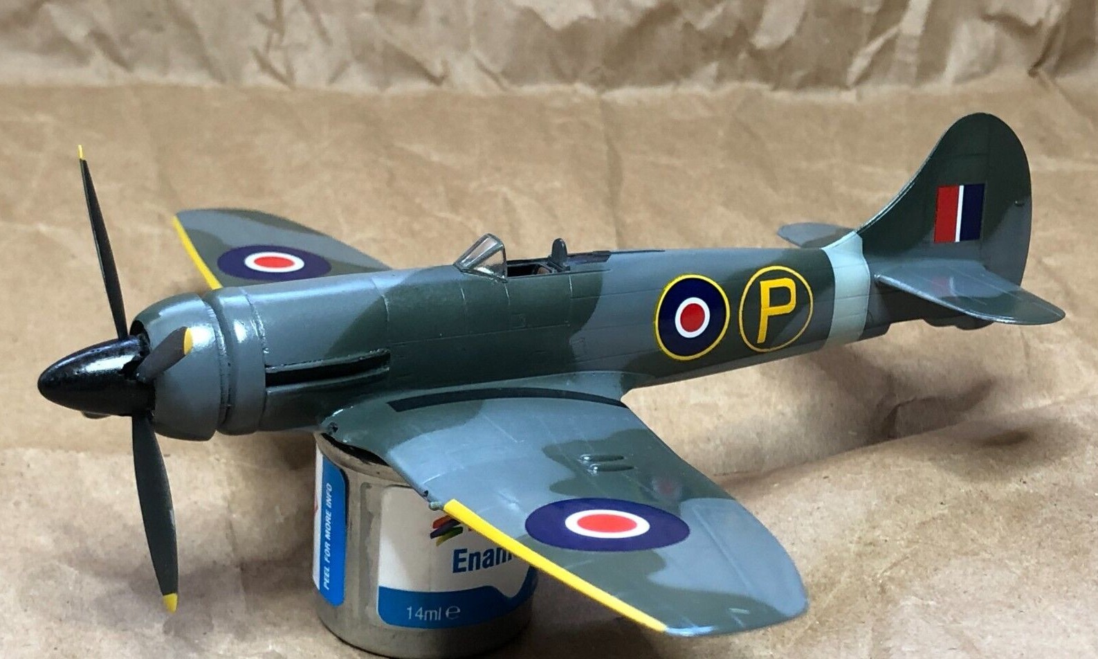 1/72 Hawker Tempest Annular Radiator Resin Conversion, open+closed ring ...