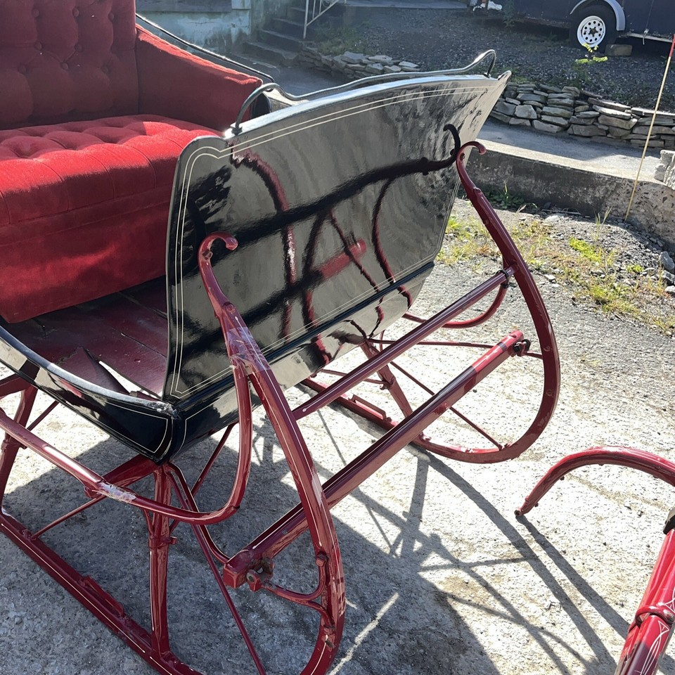 Antique Restored Portland Cutter Sleigh With Shafts | eBay