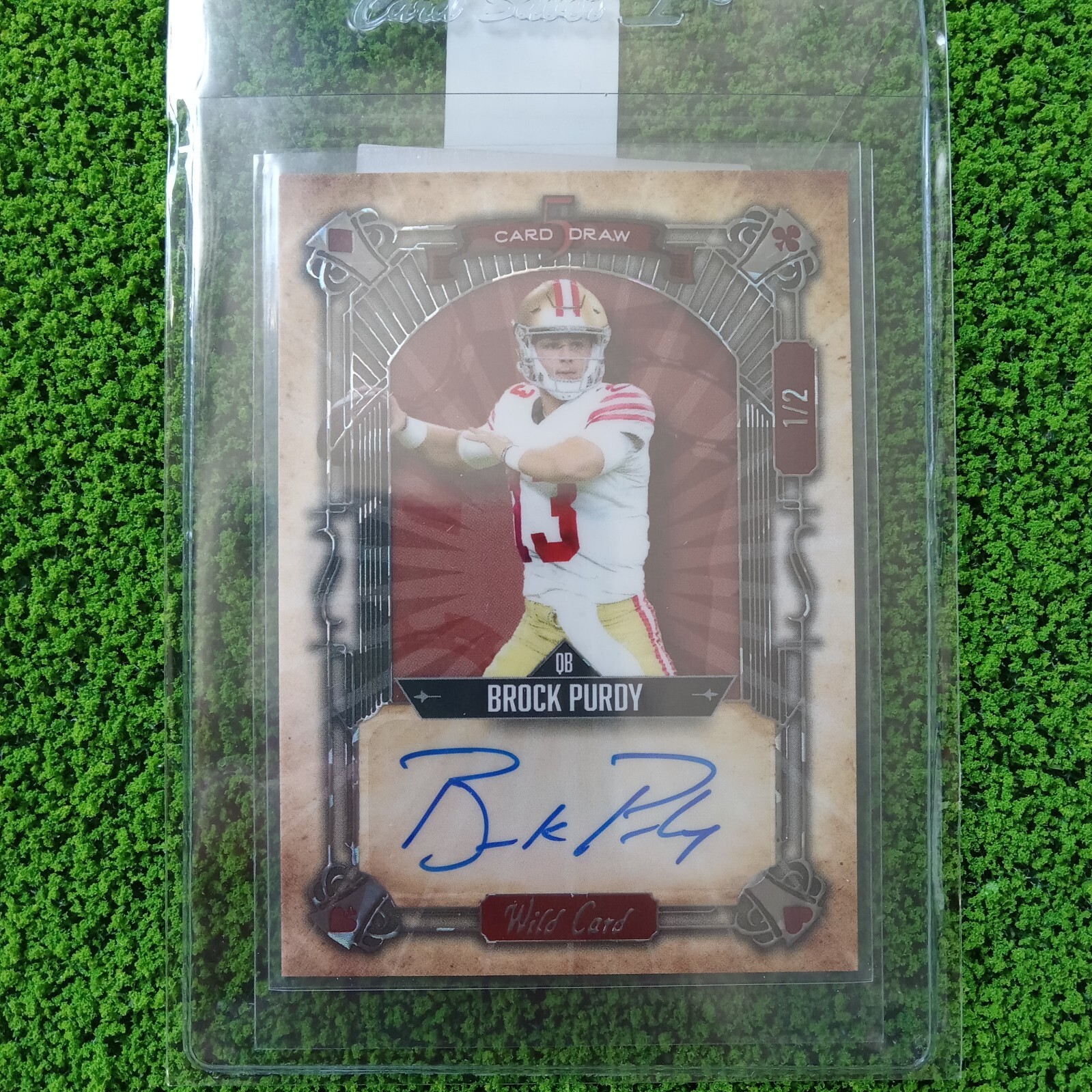2022 Wild Card Brock Purdy 5 Card Draw Auto 1/2 Autograph 49ers | eBay