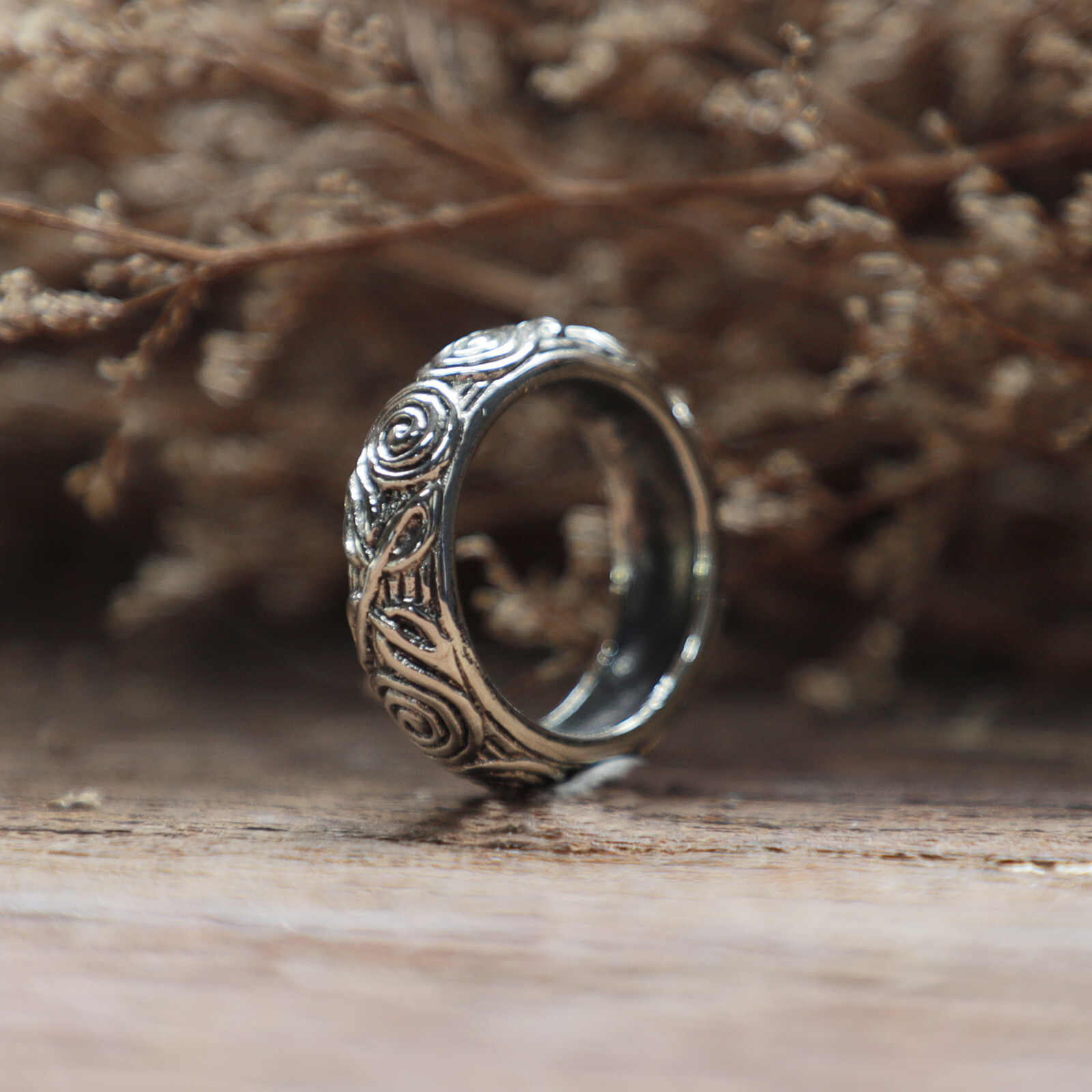 Valknut Viking Odin Thumb ring sterling silver 925 biker skull men ...