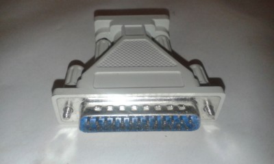 2x 9 Pin Female to 25 Pin Male Serial Modem Adapter Gold Flashed ...