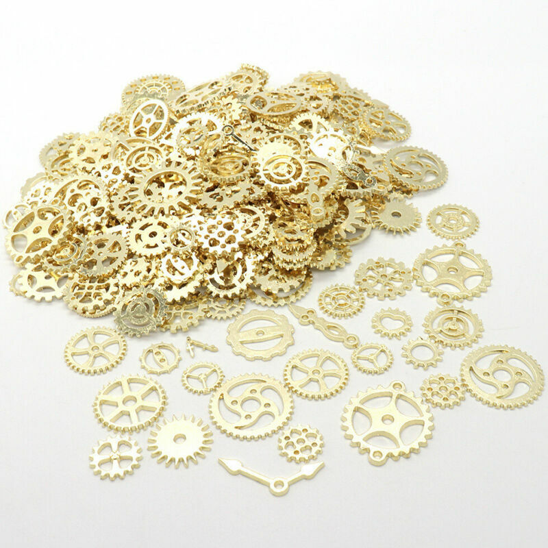 100g Watch Parts Gears Fr Steampunk Cyberpunk Cogs Jewellery DIY Art ...