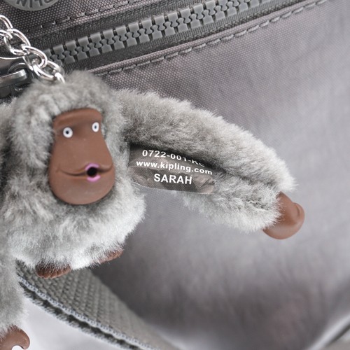 Kipling Miah Crossbody Bag Zip Top Handbag KI9462 Polyamide Cool Grey ...