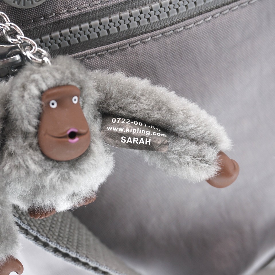 Kipling Miah Crossbody Bag Zip Top Handbag KI9462 Polyamide Cool Grey ...