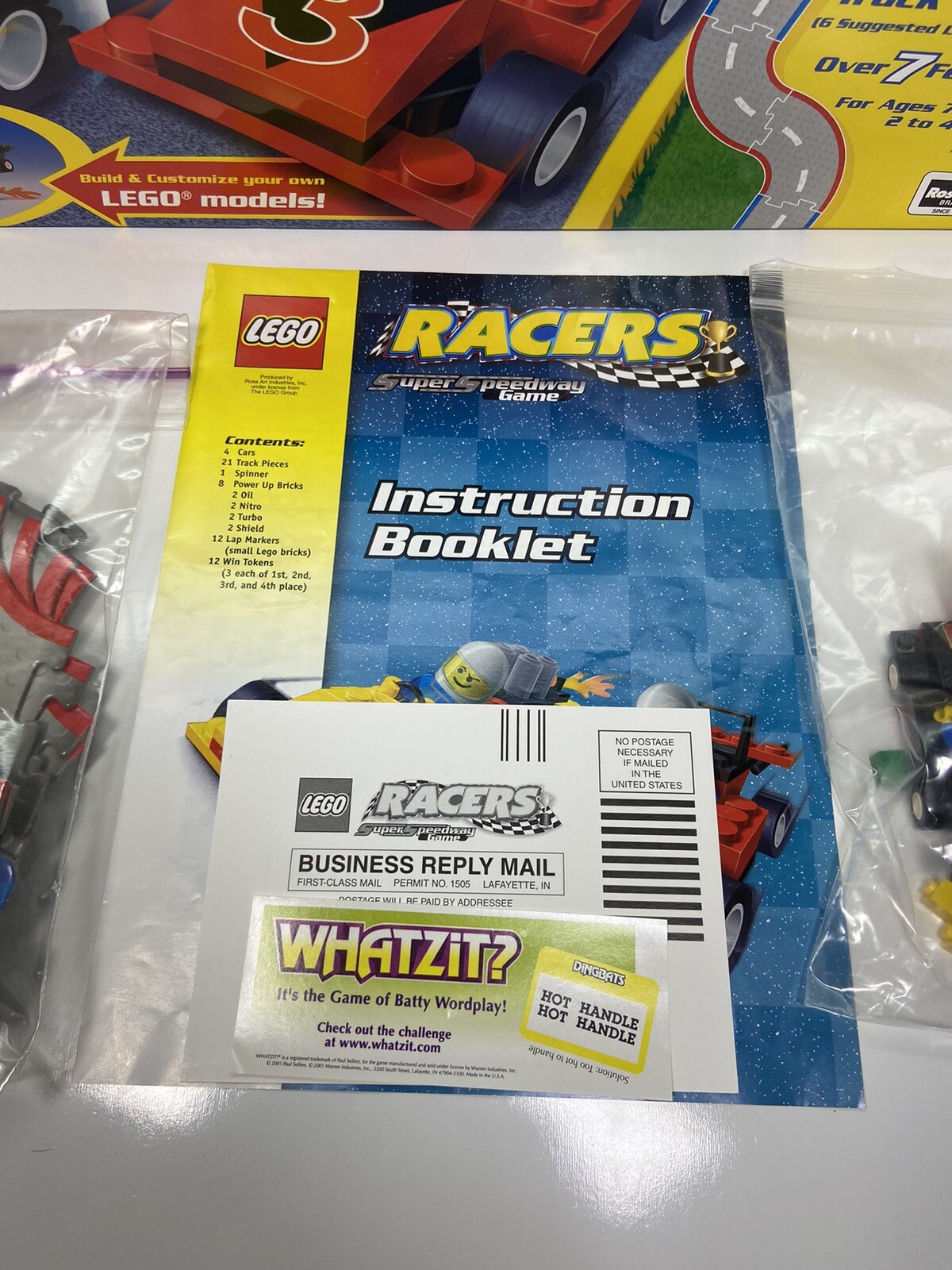 2001 LEGO Racers Super Speedway Game RoseArt Complete in Good Condition ...