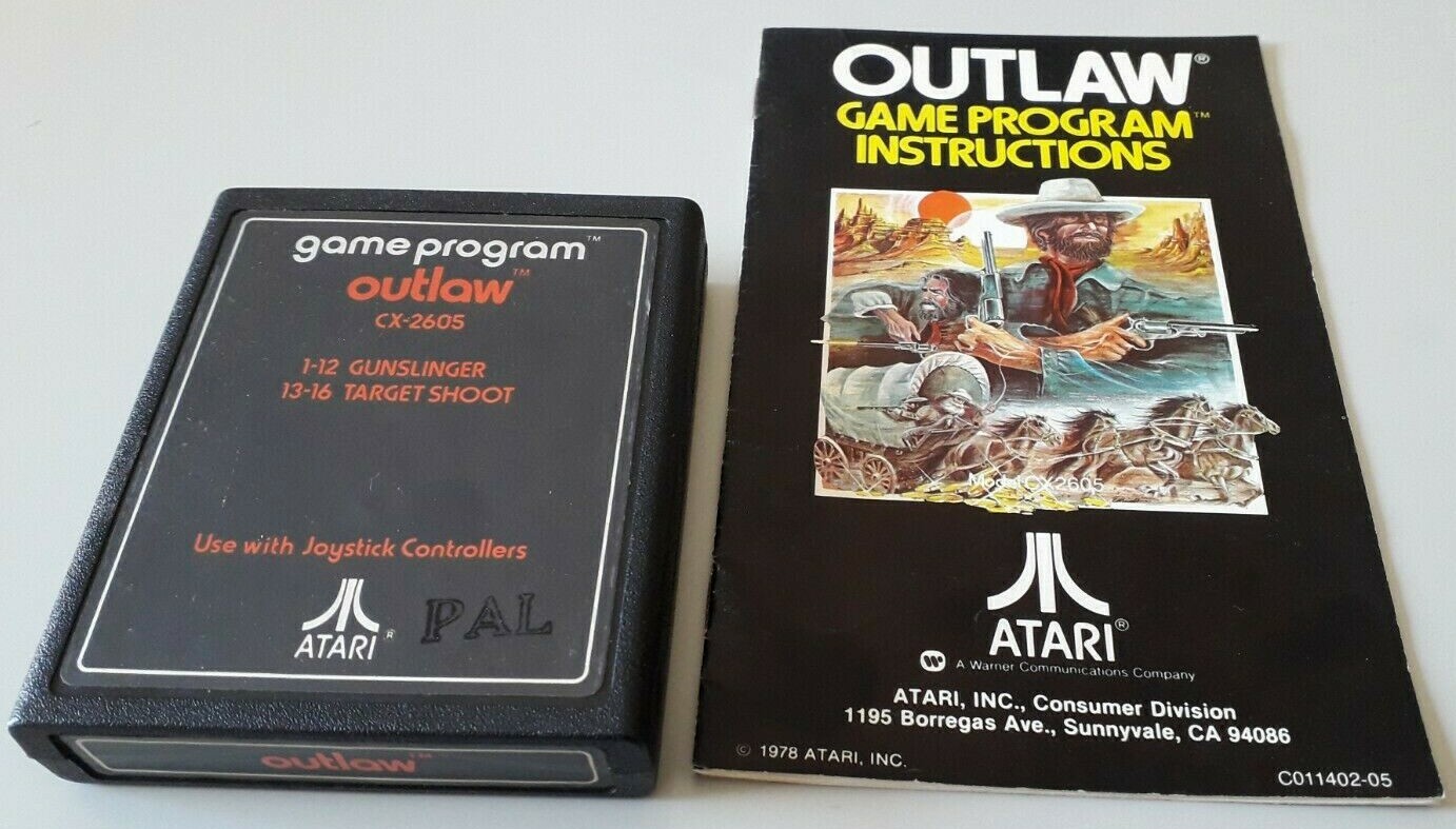 Outlaw Atari 2600 - Prix - Photo - Présentation