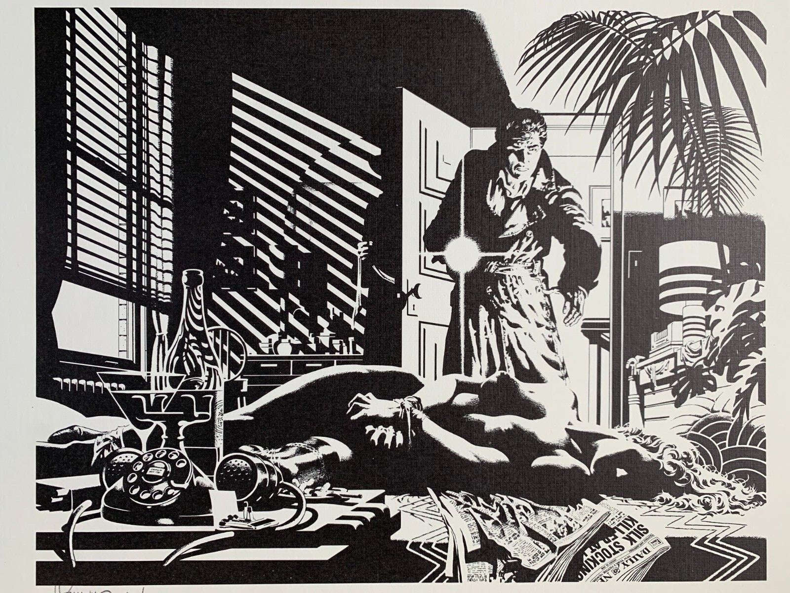 JIM STERANKO signed Limited Edition print "National Cartoonist Society ...
