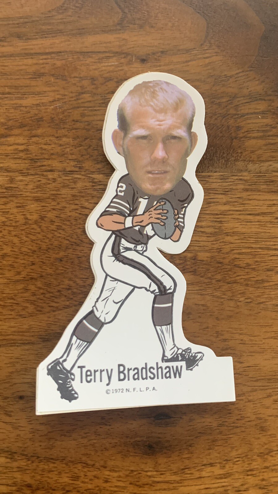 1972 NFLPA Vinyl Stickers Terry Bradshaw | eBay
