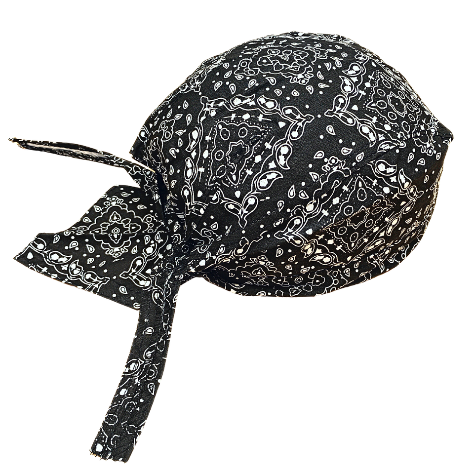 1pc Skull Cap Do Rag Cotton Bandana Head Wrap Biker Motorcycle Doo Dew ...