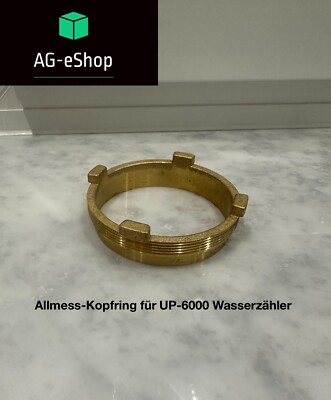 Allmess Kopfring für Wasserzähler Messkapsel Allmess UP-6000 NEU | eBay.de