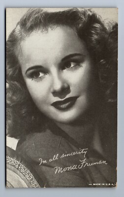 C.1945 MONA FREEMAN, ACTRESS PAINTER, BALTIMORE MD , PARAMOUNT LOBBY ...