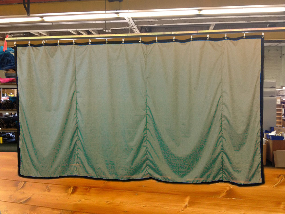 15 Foot Curtain Rod 2 IN STOCK! Tan Stage Curtain, Non FR, 8 H X 11