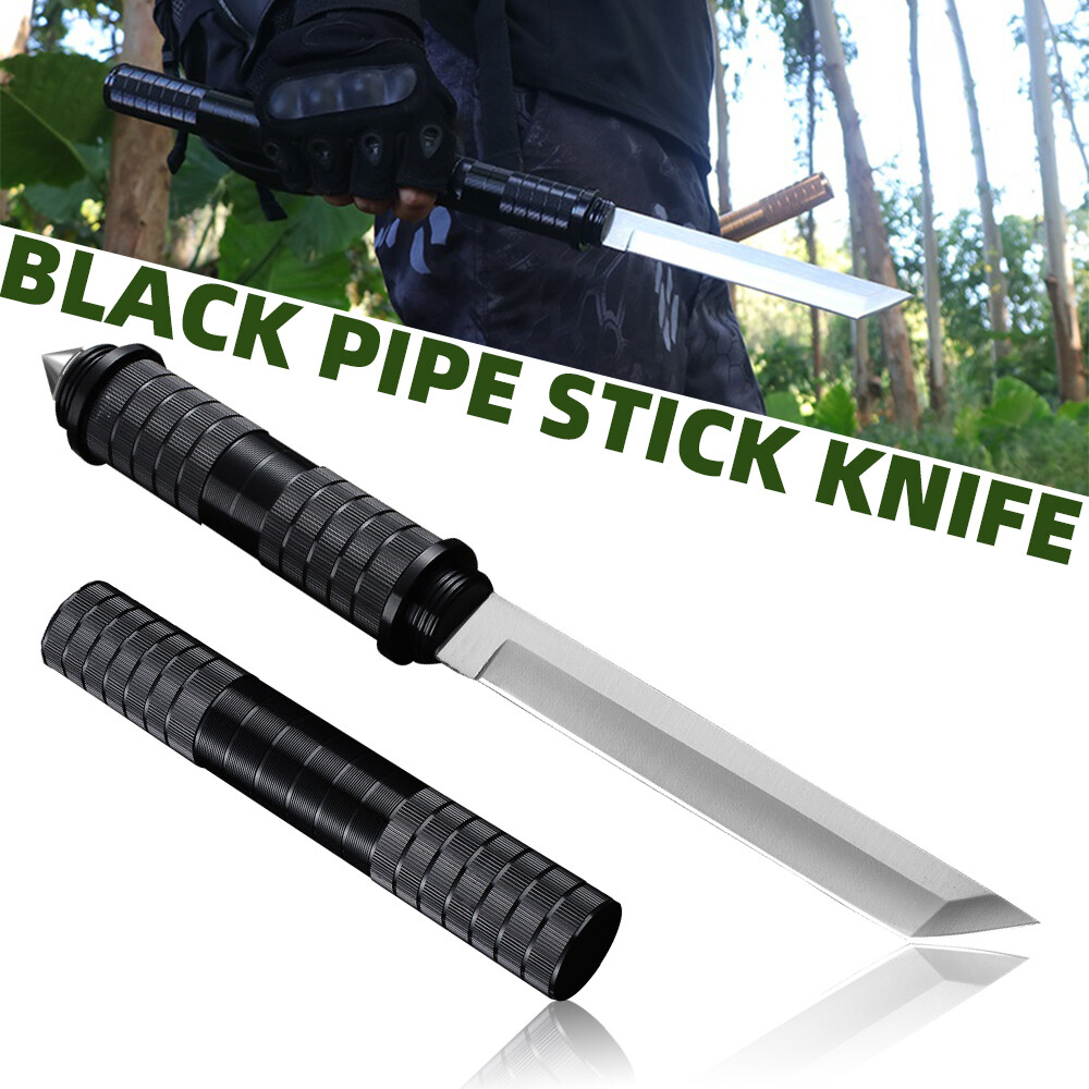 Fixed Blade Pipe Knives Tactical Survival Hunting Knife Firestone Glass ...