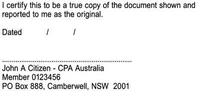 LS06 Custom Certification Rubber Flash Stamp CPA Accountant Nurse Self ...