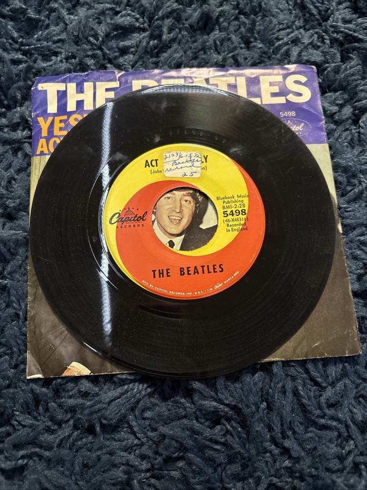 The Beatles Yesterday / Act Naturally 45rpm 7" vinyl single - picture ...