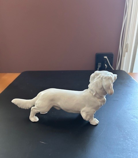 Meissen Dachshund Figurine ~ Porcelain ~ Germany | eBay