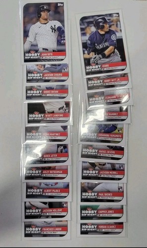 2024 Topps Hobby Rip Night MLB Complete Set 21-40 🔥 Rookies ...