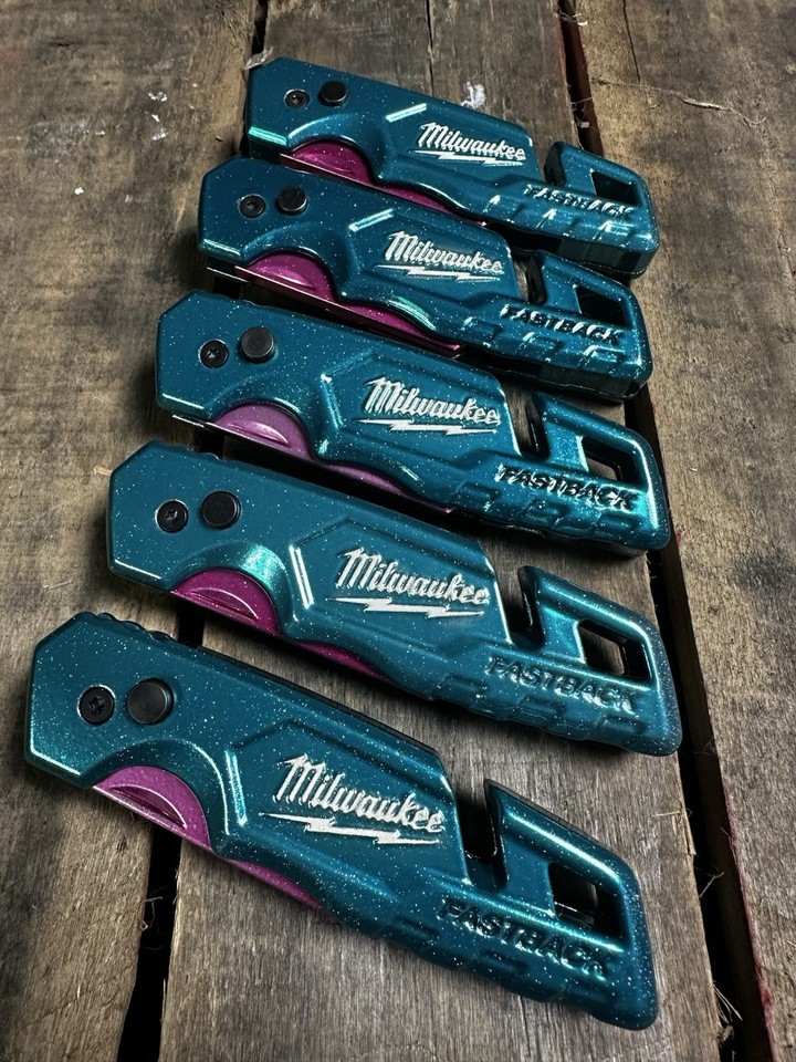 Milwaukee ‎Fastback Flip Utility Knife - Custom Powder coated (‎48-22 ...