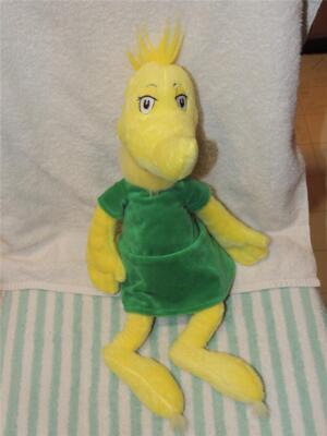 Kohl's Cares Plush 16" Dr Seuss Yellow Female Girl Sneetch in Green ...