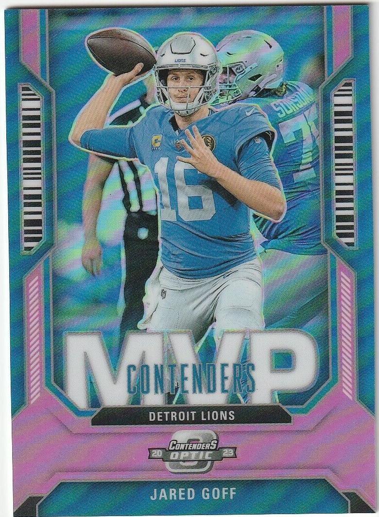 2023 Panini Contenders Optic - Mvp Contenders Jared Goff #MVP-3 Pink ...