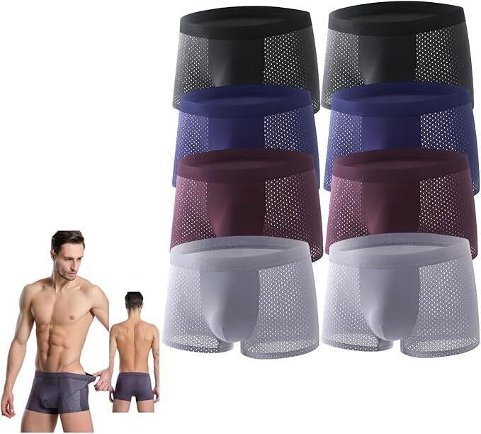 1-8pcs Boxhero Mens Underwear Box Hero Boxer Briefs Shorts, Built-in ...