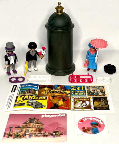Playmobil 5350 Victorian Advertising Stand Kiosk Pillar New in Box | eBay