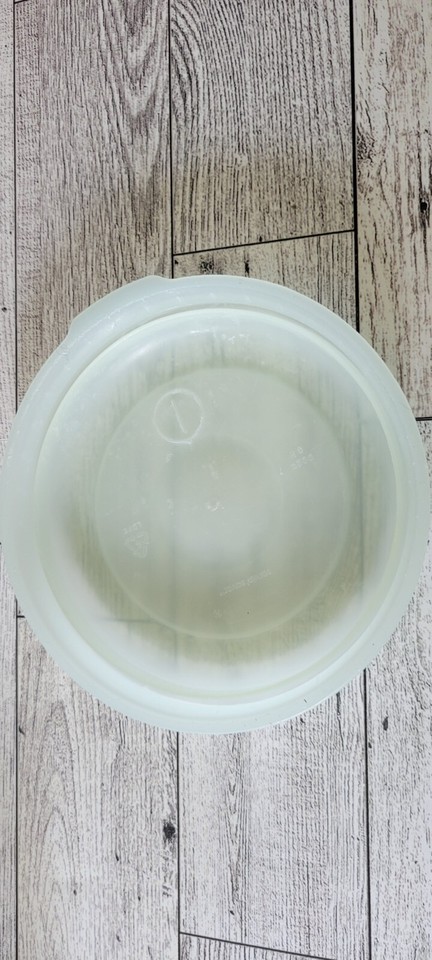 Vintage Rubbermaid Replacement lids lid Servin Saver Almond Round ...
