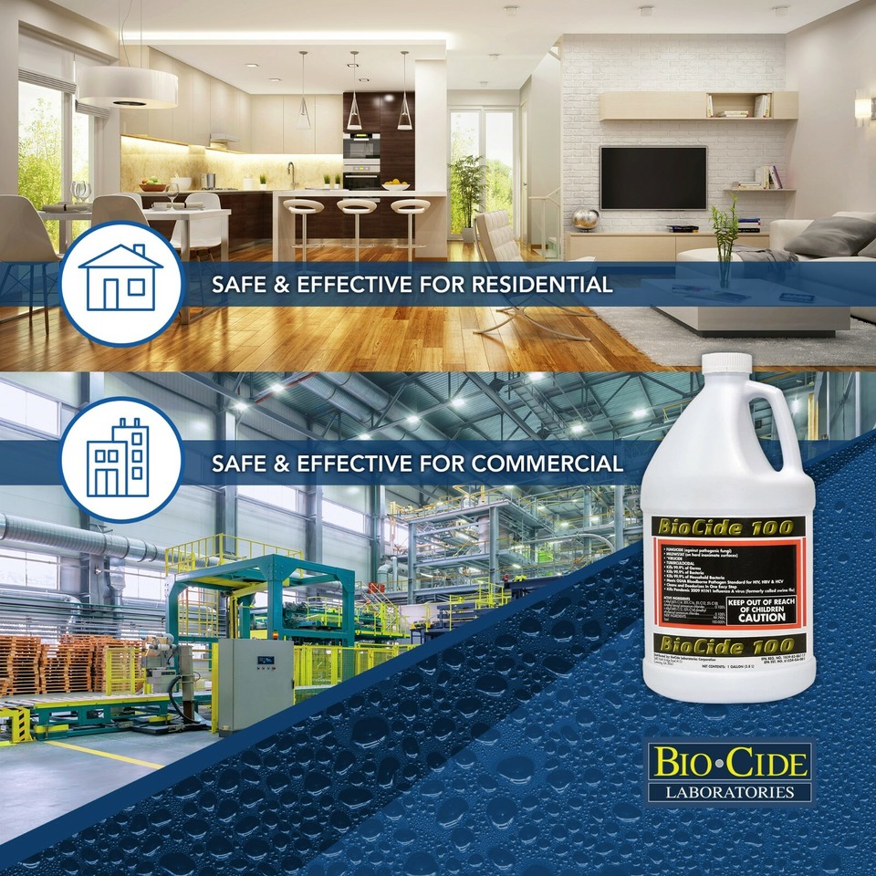 Biocide 100 Multi-Purpose Disinfectant Spray | DIY Mildew and Fungi ...