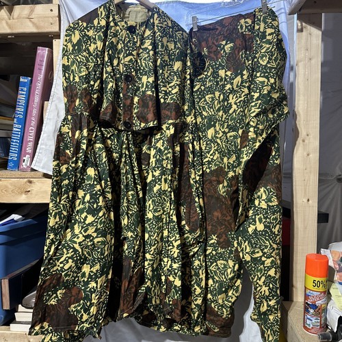 Reproduction Soviet WW2 coverall leaf pattern camo with brown ameba ...