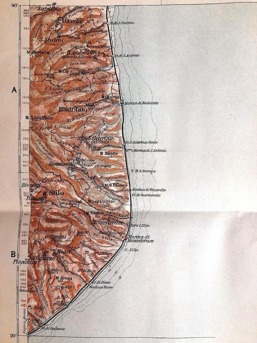 Badolato Calabria Map Pa