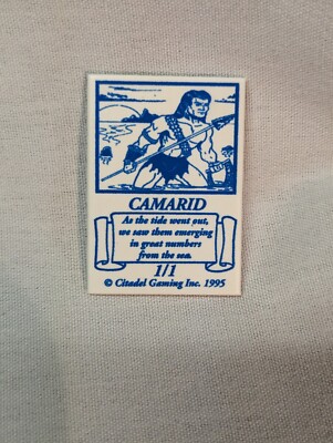 MTG Magic Camarid Citadel Gaming Inc Token 1995 - Rare Item - clean 1/1 ...