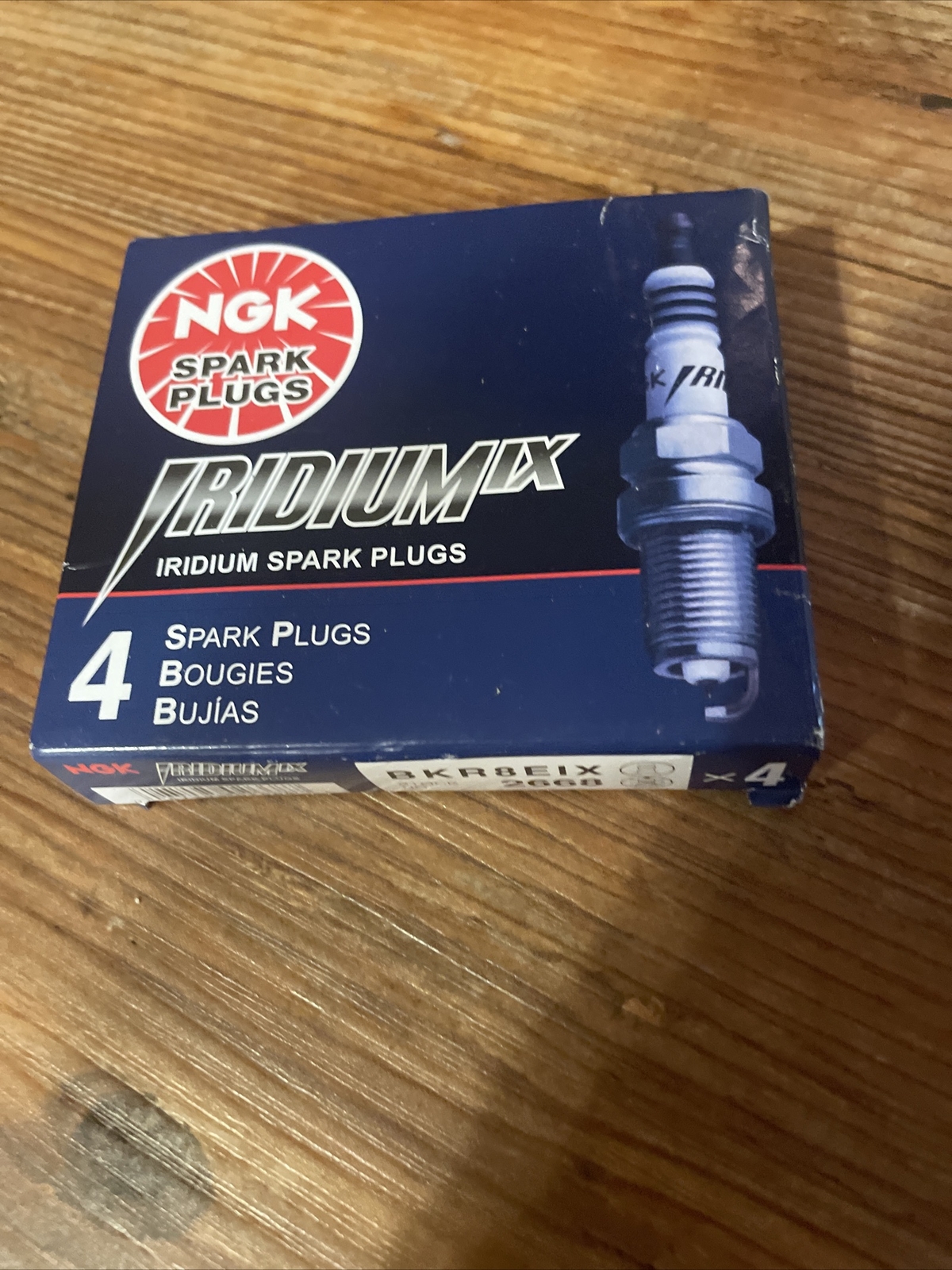 NGK SPARK PLUGS BKR8EIX IX Iridium Plug Set of (4) 2668 | eBay