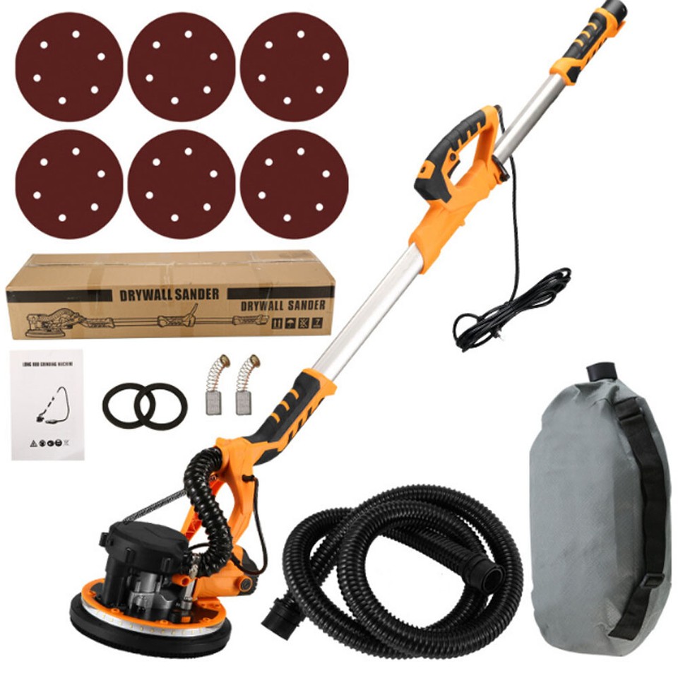 1390W 6-Speed New Powerful Drywall Polishing Machine Wall Sander 220V ...