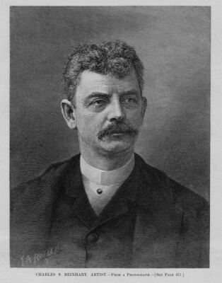 ARTIST CHARLES REINHART PORTRAIT AMERICAN PAINTER ILLUSTRATOR ...