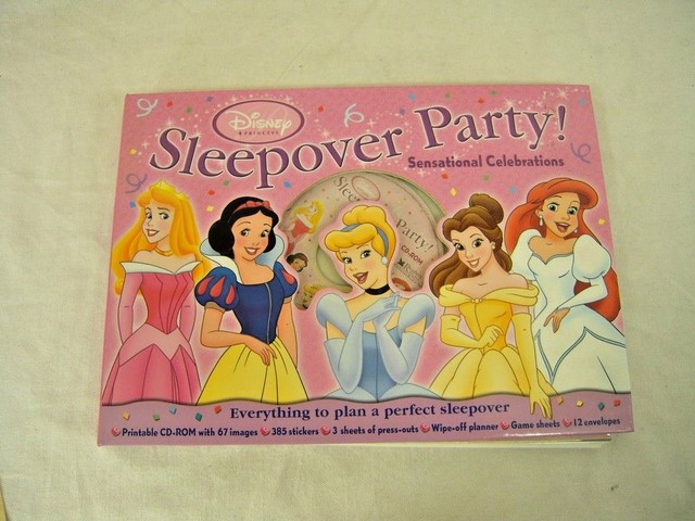 Disney Princess Sleepover Party Kit - Hardcover for sale online | eBay