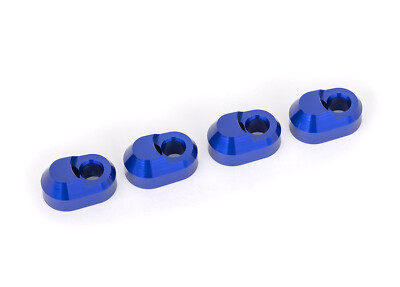 Traxxas 7743-BLUE Aluminum Suspension Pin Retainer Blue (4) for XRT / X ...