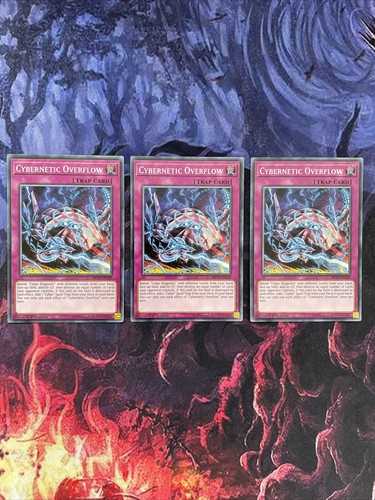 MP19-EN129 Yugioh- 3x Cybernetic Overflow - 1st Edition - Playset | eBay UK