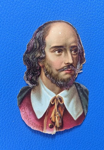 WILLIAM SHAKESPEARE 1888 Y95 Die Cut Scrap 1st Appearance ROOKIE CARD ...