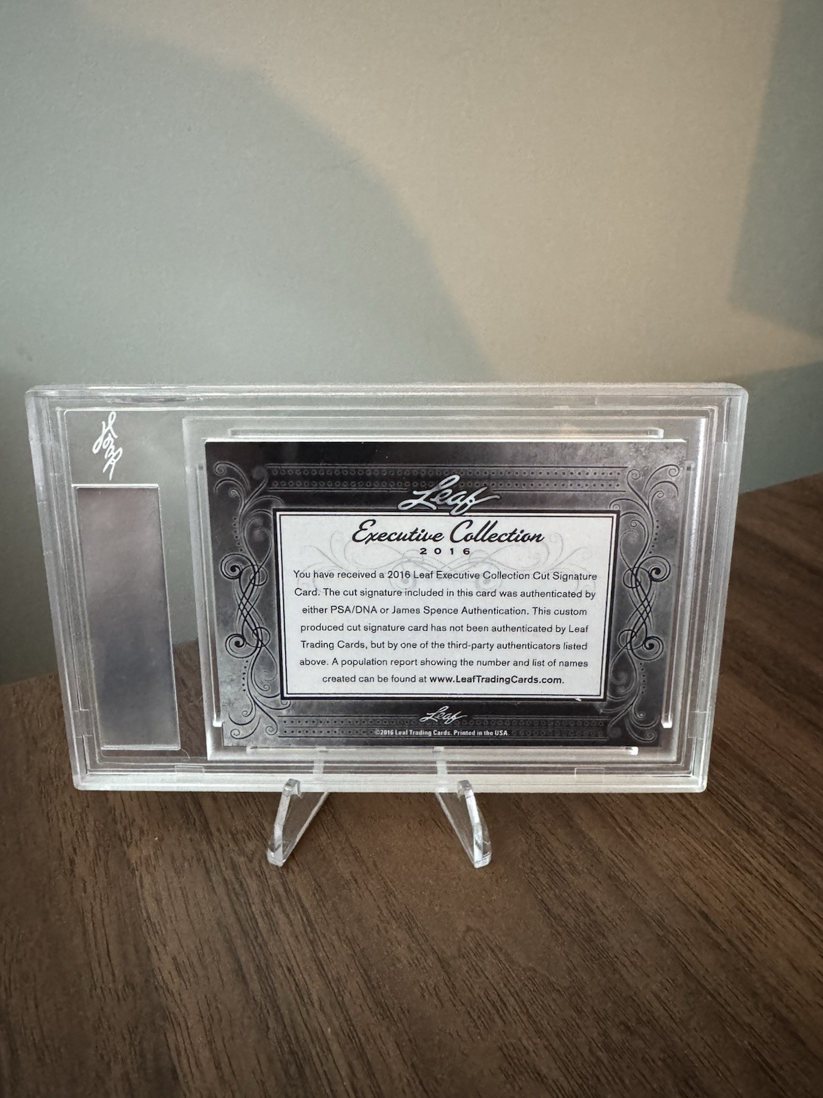 Joe DiMaggio 2016 Leaf Executive Collection Baseball Hall of Famer Signed Card | eBay