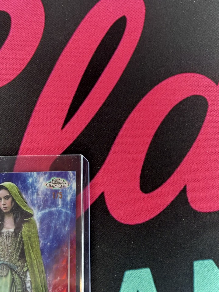 2025 Topps Marvel Studios Chrome Death Rio Vidal (DEBUT) 1/5 ALPHA red ...